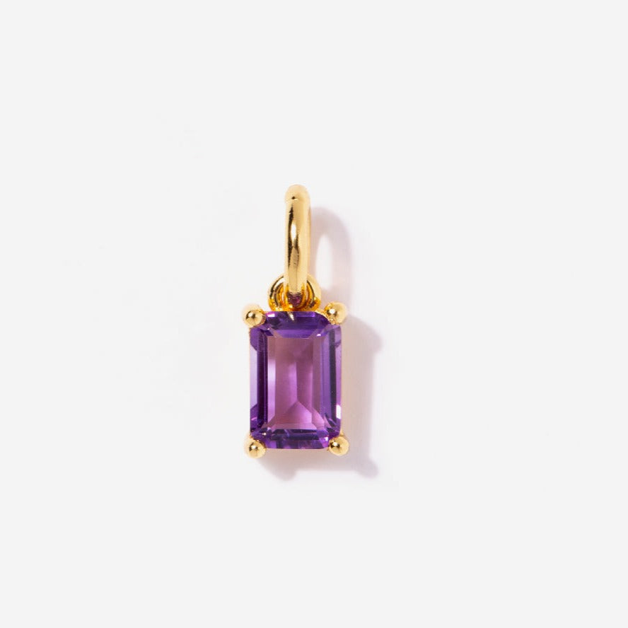 Birthstone Baguette Charm | Little Sky Stone