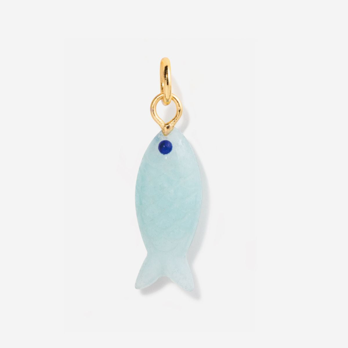 Fish Gemstone Charm – Little Sky Stone