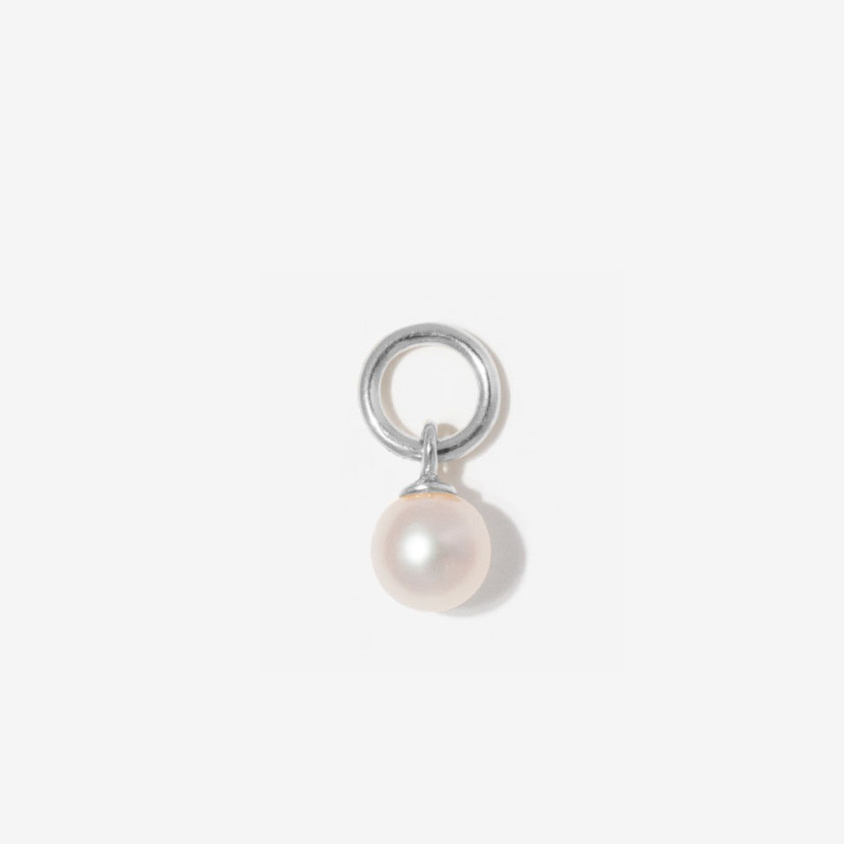 Pearl Charm in Sterling Silver – Little Sky Stone