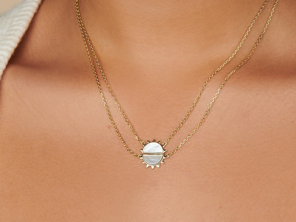 Day and NIght Best Friend Sunshine Necklaces | Little Sky Stone