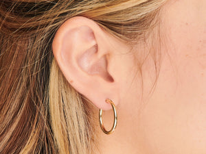 22mm 14K Gold Filled Hoop Earrings | Little Sky Stone