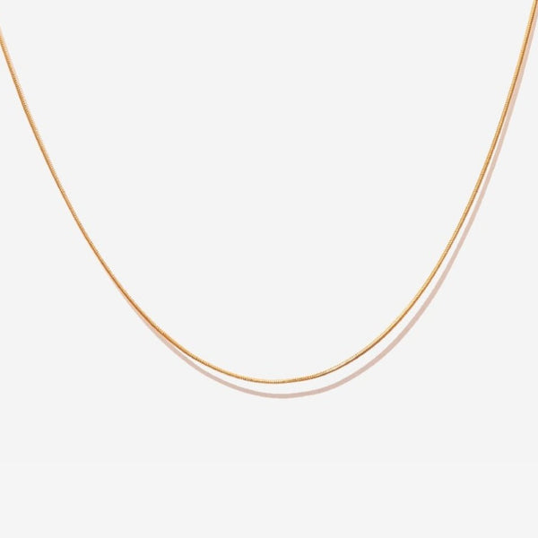 Thin Snake Chain Necklace in 14K Gold Filled – Little Sky Stone